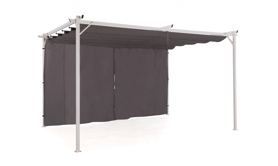 Rideau universel pour pergola